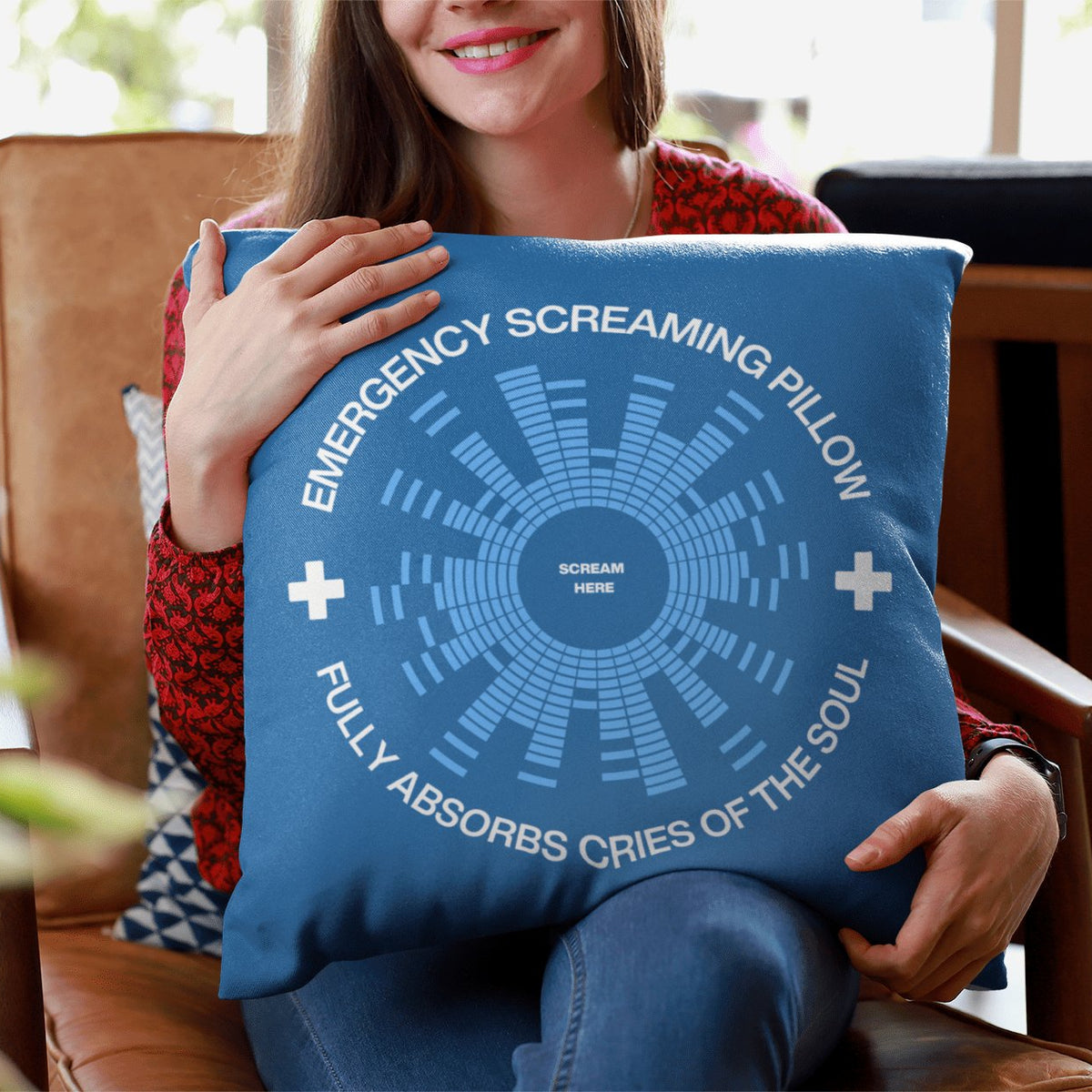 Emergency Screaming Pillows - Stress Relief & Funny Gifts - Jolly & Goode